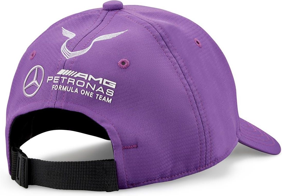 Czapka męska baseballowa Purple Lewis Hamilton Mercedes AMG F1 2022 ...