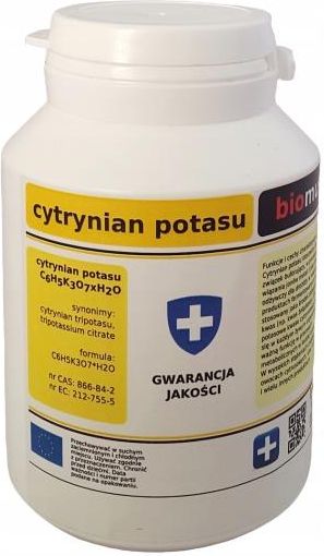 Biomus Cytrynian Potasu 100 g Potas - ceny i opinie - Ceneo.pl