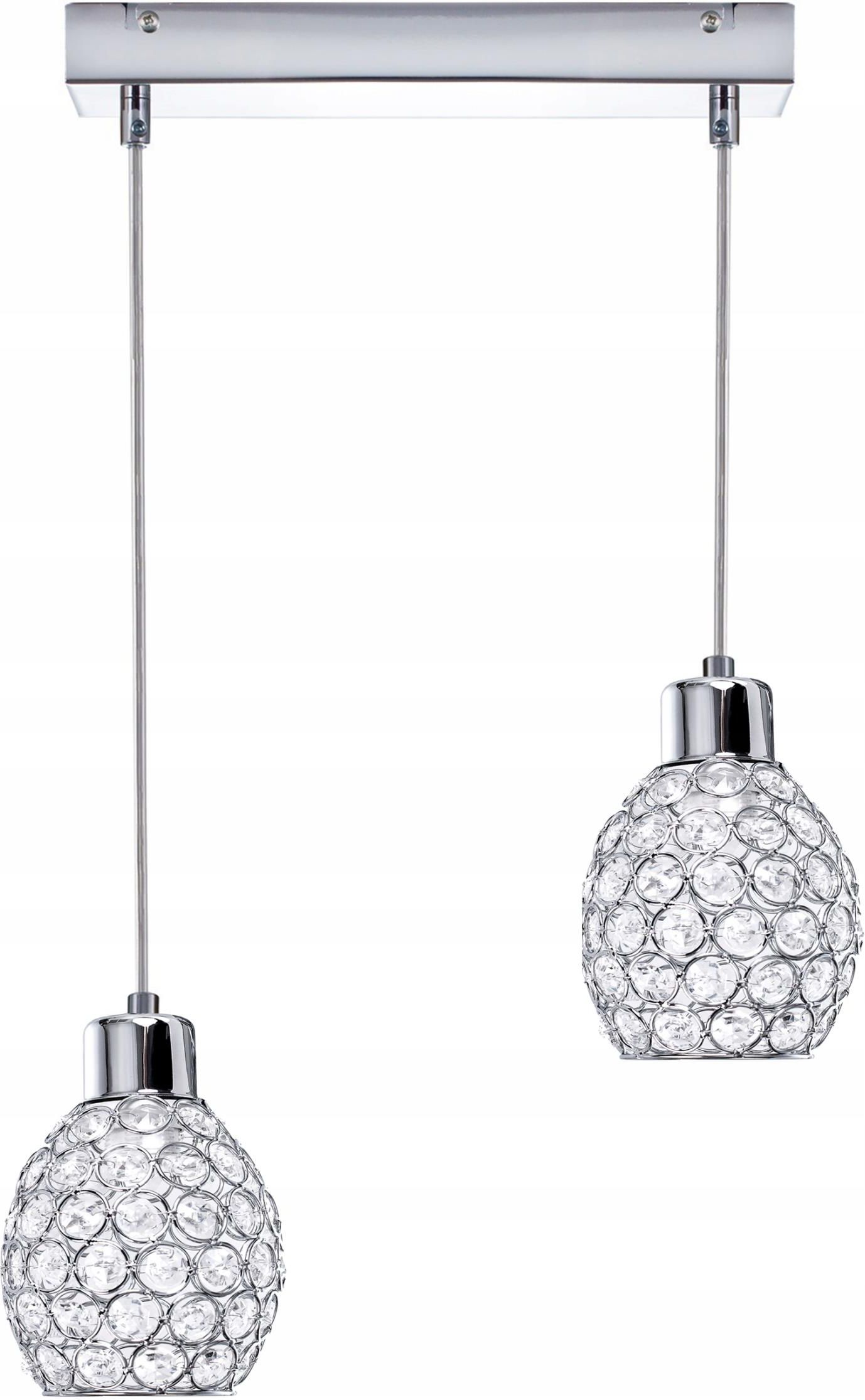 Tadex Lampa Wisząca Nowoczesna Żyrandol Kryształowa Led (RL20300 ...