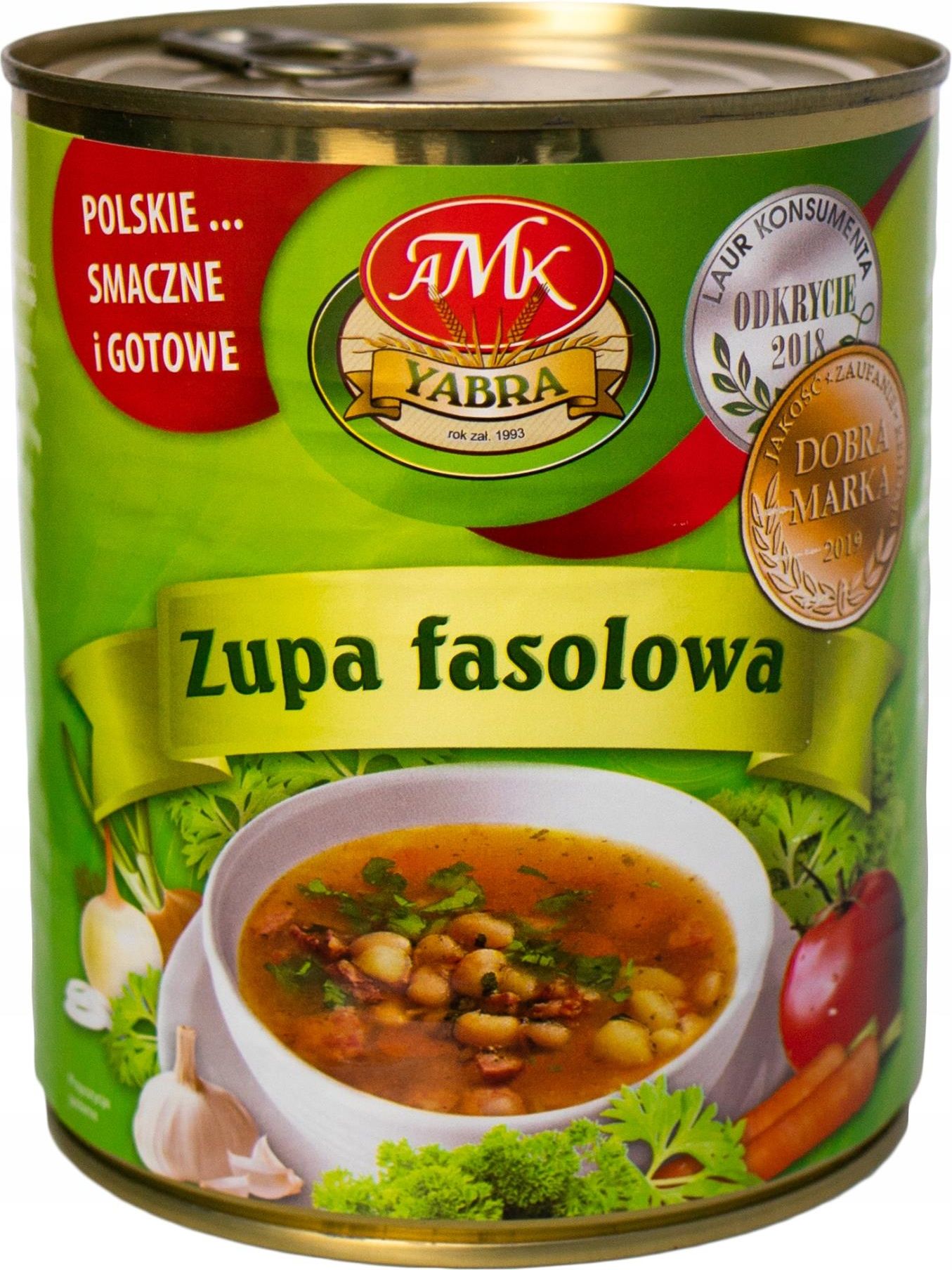 Amk Yabra Zupa Fasolowa Puszka 800g - Ceny i opinie - Ceneo.pl