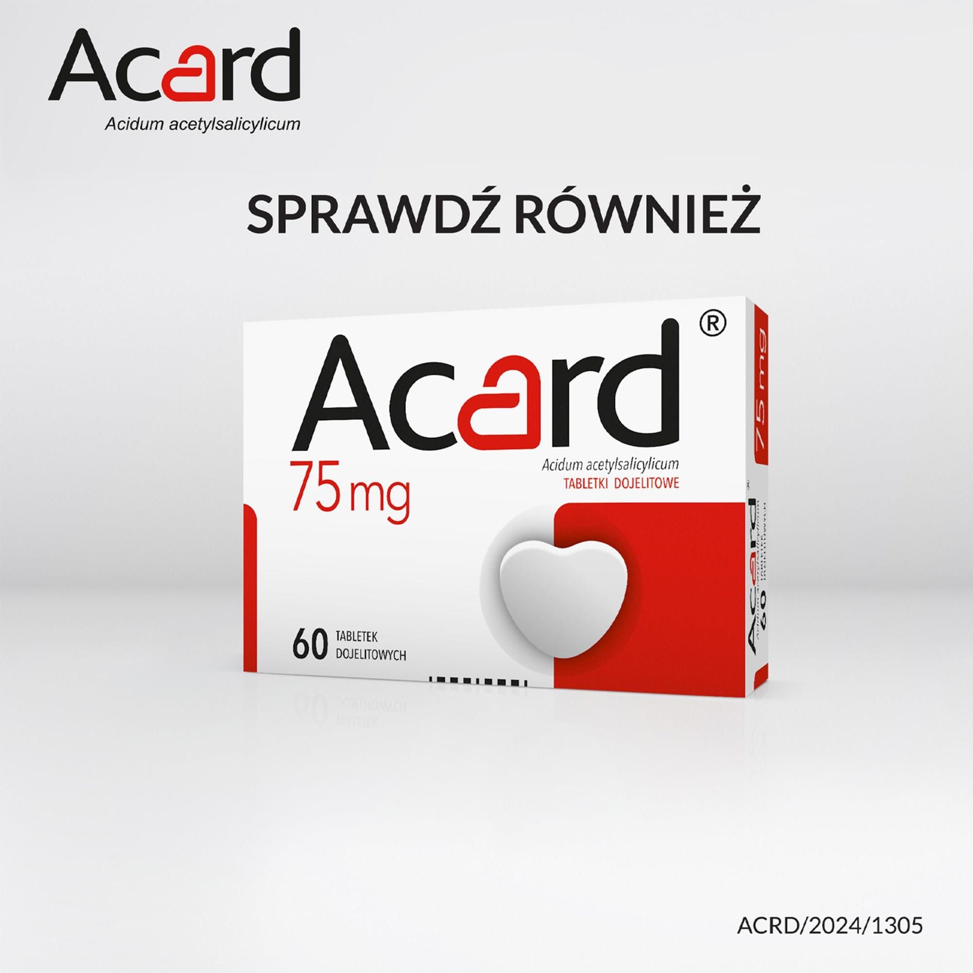 Acard 150 mg 60tabl. - Opinie i ceny na Ceneo.pl