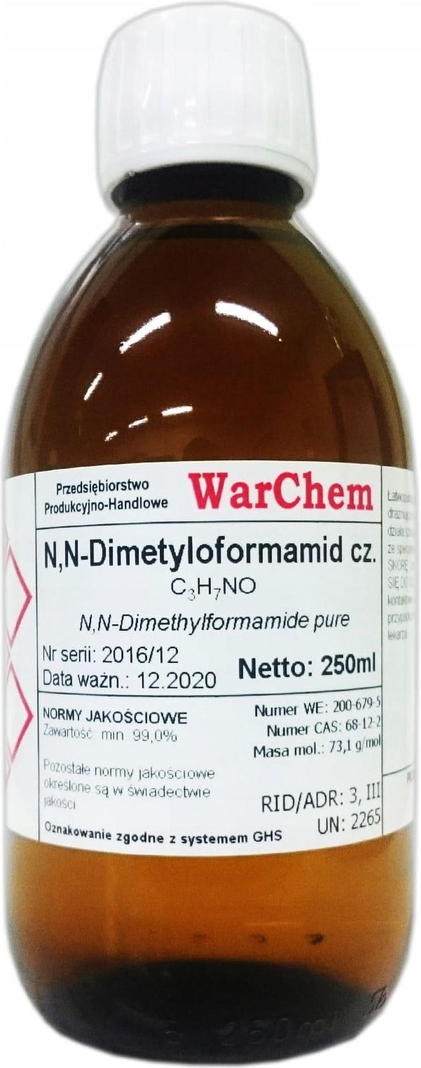 Dimetyloformamid (dmf) - czysty - 250ml - ceny i opinie - Ceneo.pl