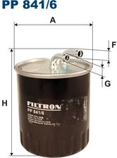 Filtr paliwa Filtr paliwa MERCEDES C-KLASA W203 03 200CDI/220CDI PP841 ...