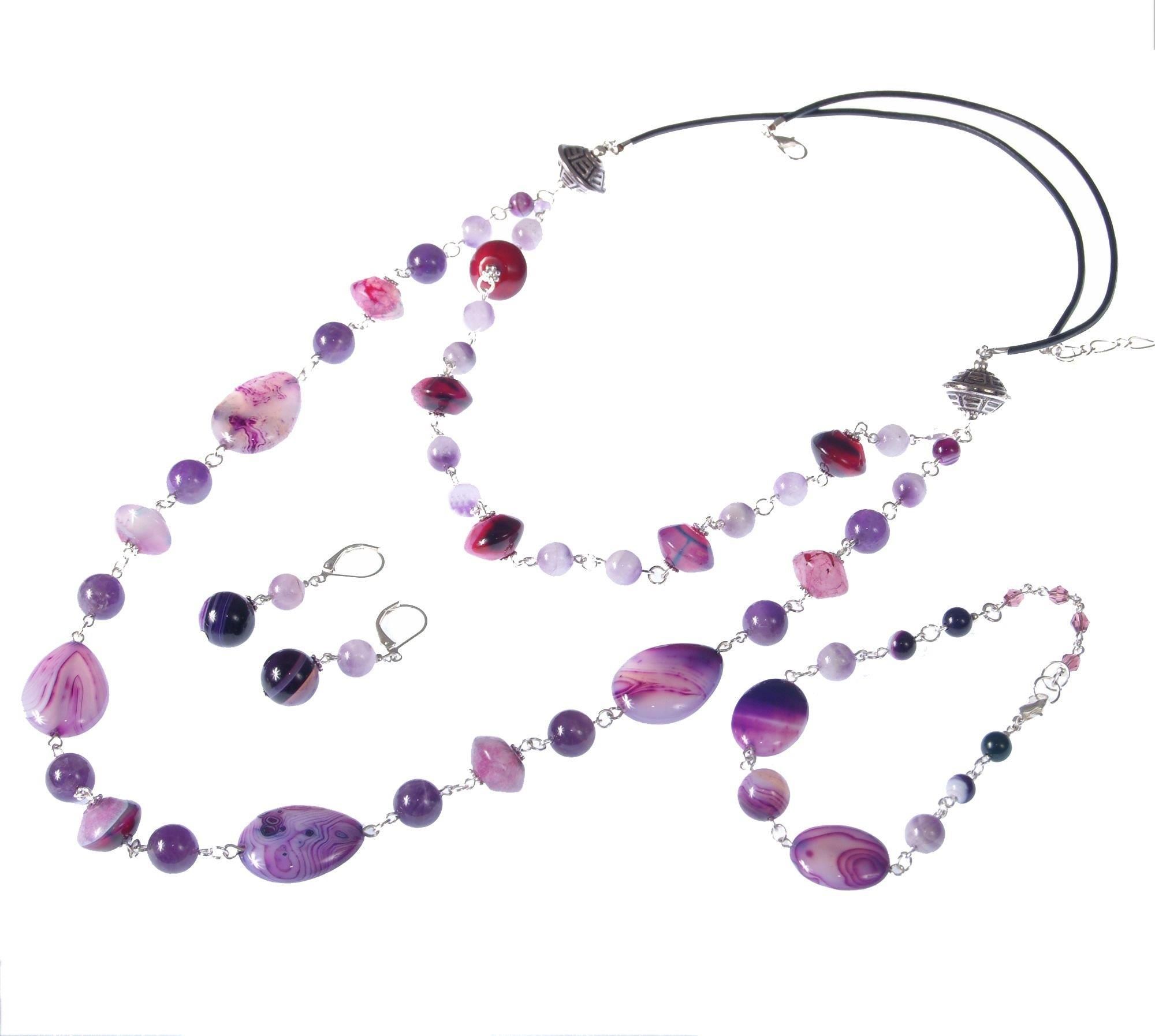 GANELLI JEWELRY & HANDMADE ZESTAW BIŻUTERII GANELLI - DŁUGI NASZYJNIK ...