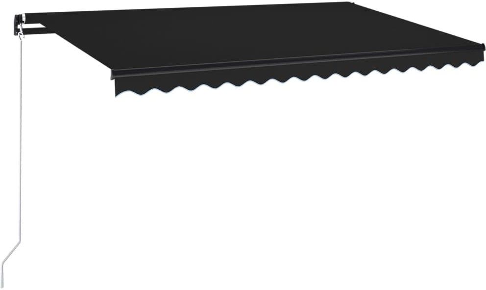 VidaXL Ręcznie Zwijana Markiza 450X350Cm Antracyt 3069199 - Opinie i ...