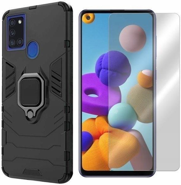 Etui Do Samsung Galaxy A21S SM-A217 Ring + Szkło - Etui na telefon ...