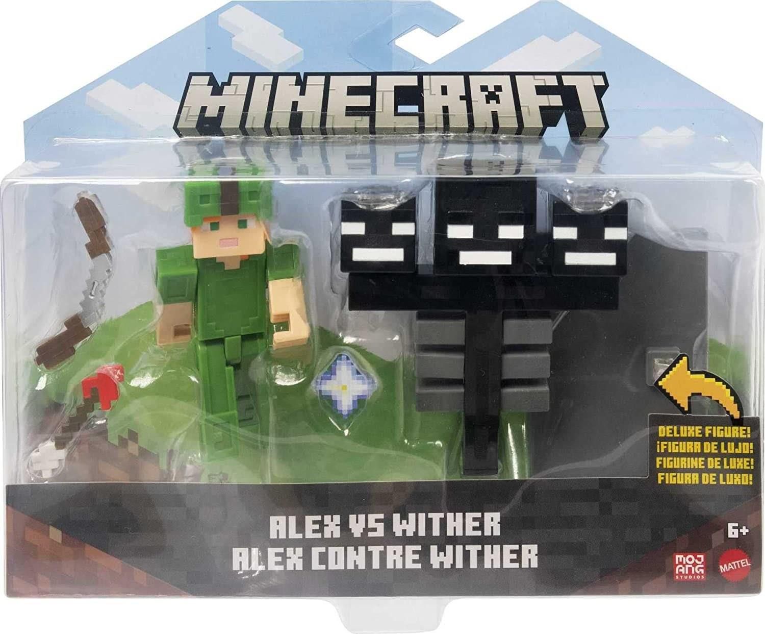 Mattel Minecraft Figurka Wither Vs Alex HDV38 - Ceny i opinie - Ceneo.pl