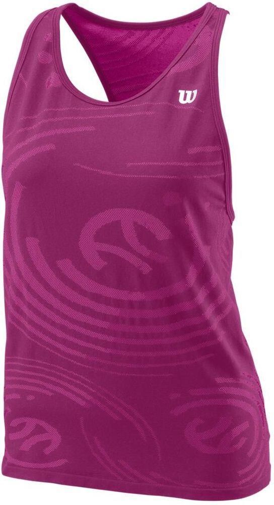 Wilson Damski Top Tenisowy Power Seamless Tank W Rouge Tonal Rouge ...