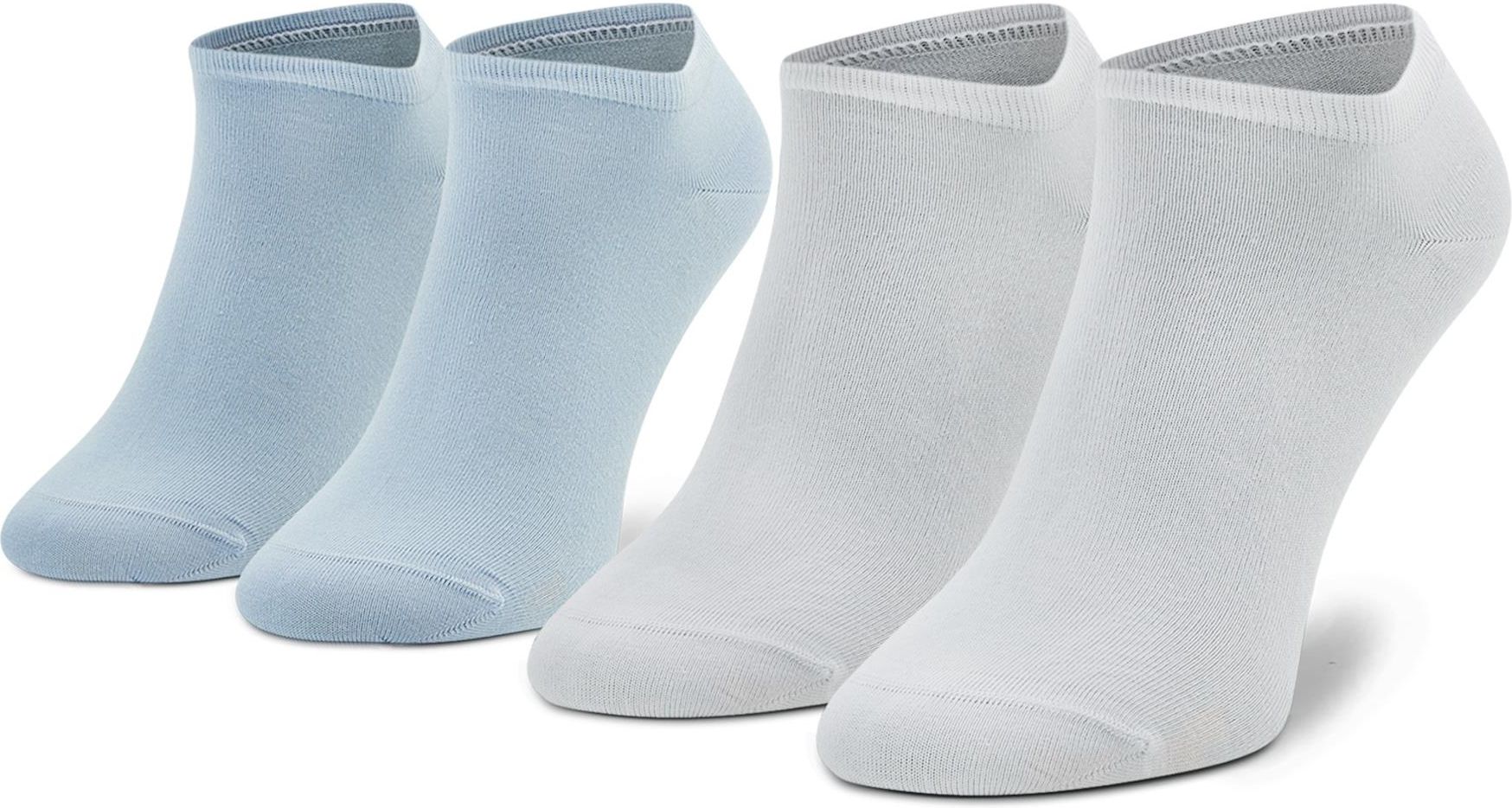 Zestaw 2 par niskich skarpet damskich TOMMY HILFIGER - 343024001 Blue ...