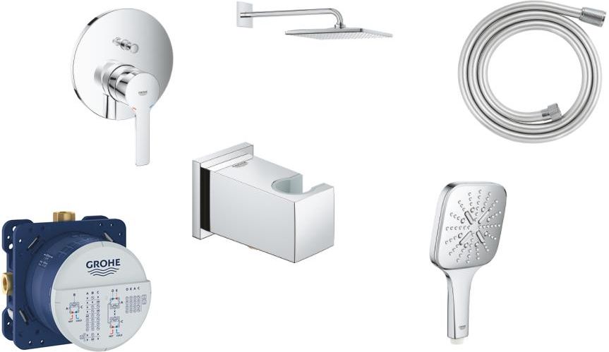 Zestaw prysznicowy Grohe Lineare Chrom 35600000+24064001+26564000 ...