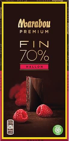 Marabou Premium Hallon 70% Gorzka Czekolada Malinowa 100g - Ceny i ...