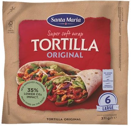 Santa Maria Tortilla Original Large 371g (6P) - Ceny i opinie - Ceneo.pl