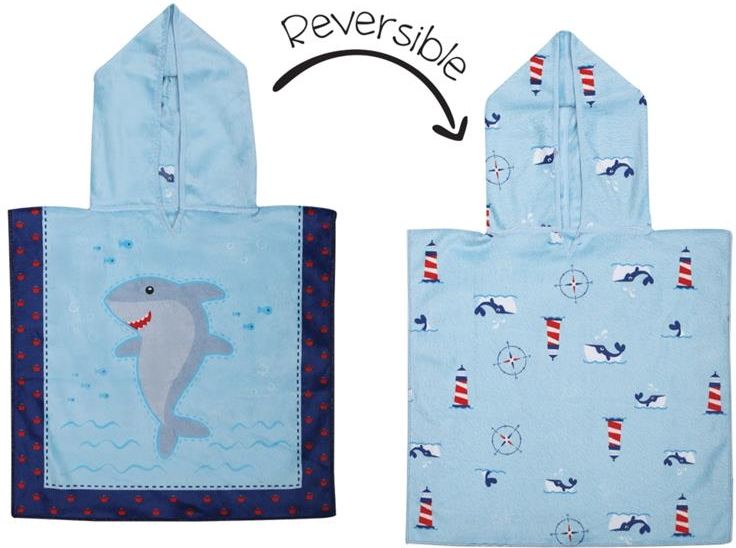 Flapjack Poncho Kąpielowe Dla Dzieci Rekin/Morze Upf50+ S - Ceny i opinie - Ceneo.pl
