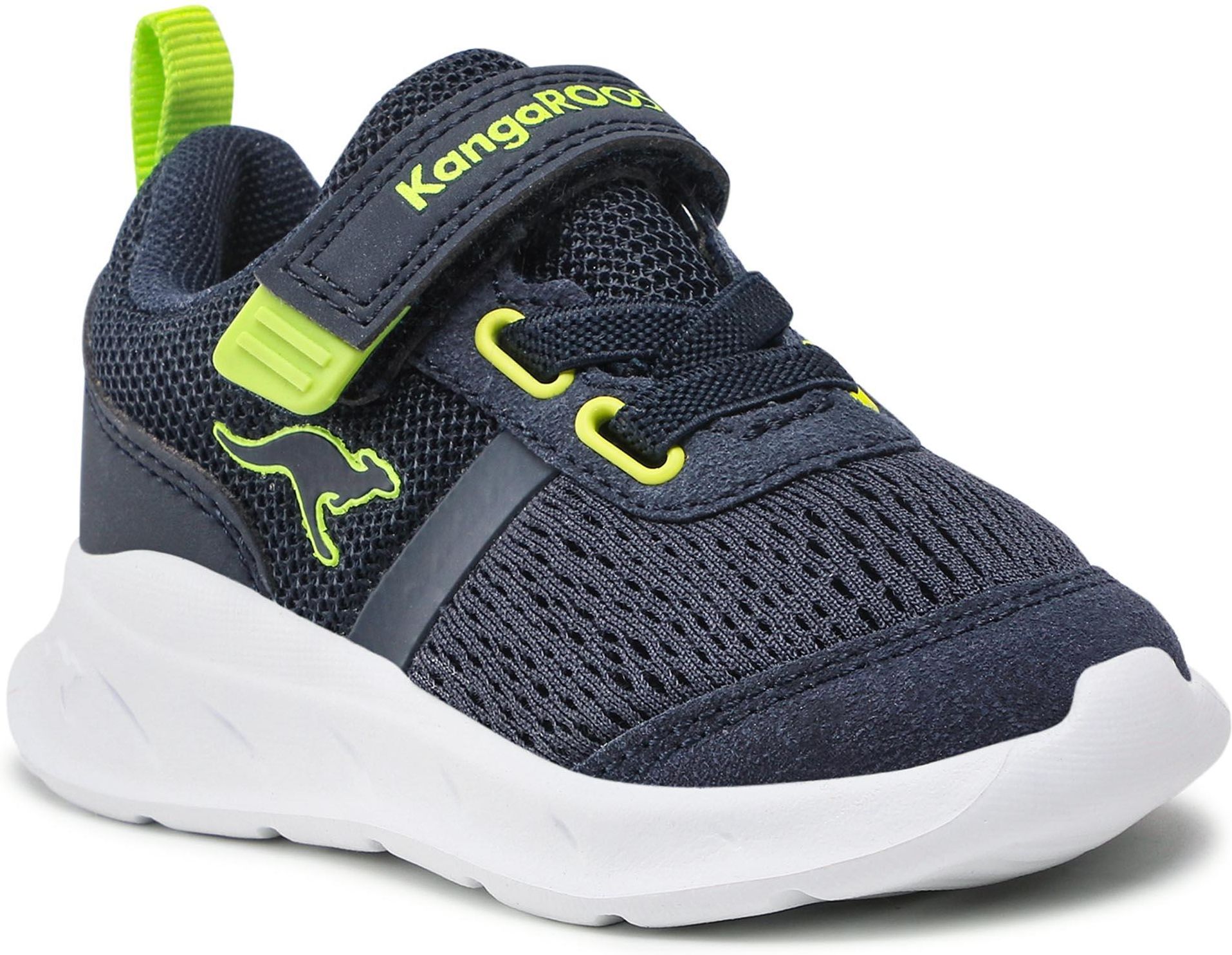 Sneakersy KANGAROOS - K-Ir Fast Ev 02097 000 4054 Dk Navy/Lime - Ceny i opinie - Ceneo.pl