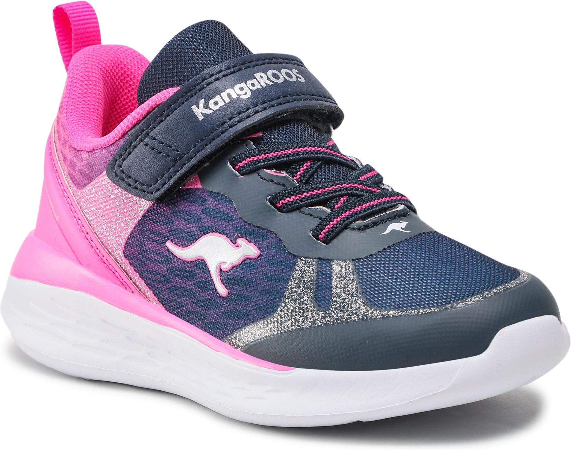 Sneakersy KANGAROOS - Kq-Splish Ev 18835 000 4134 Dk Navy/Neon Pink - Ceny i opinie - Ceneo.pl