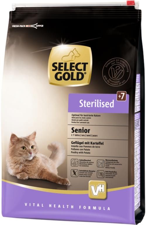 Karma Select Gold Senior Sterilised Drób Z Ziemniakami 3 Kg - Ceny i ...