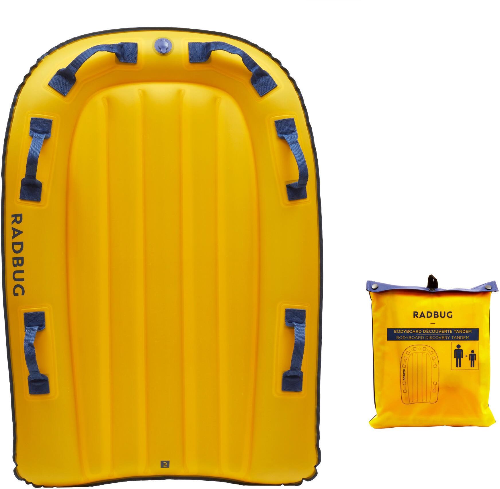 Radbug Deska Bodyboard Tandem Dziecko Dorosły Pompowana Żółty - Ceny i ...