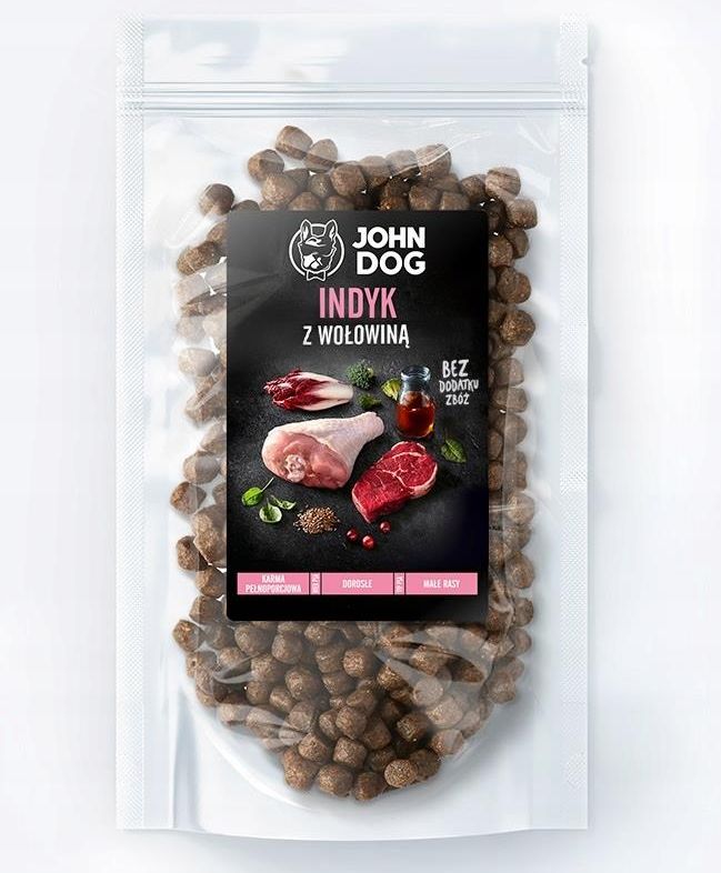 Karma John Dog Próbka Indyk Wołowina 120G Małe Rasy - Ceny i opinie ...