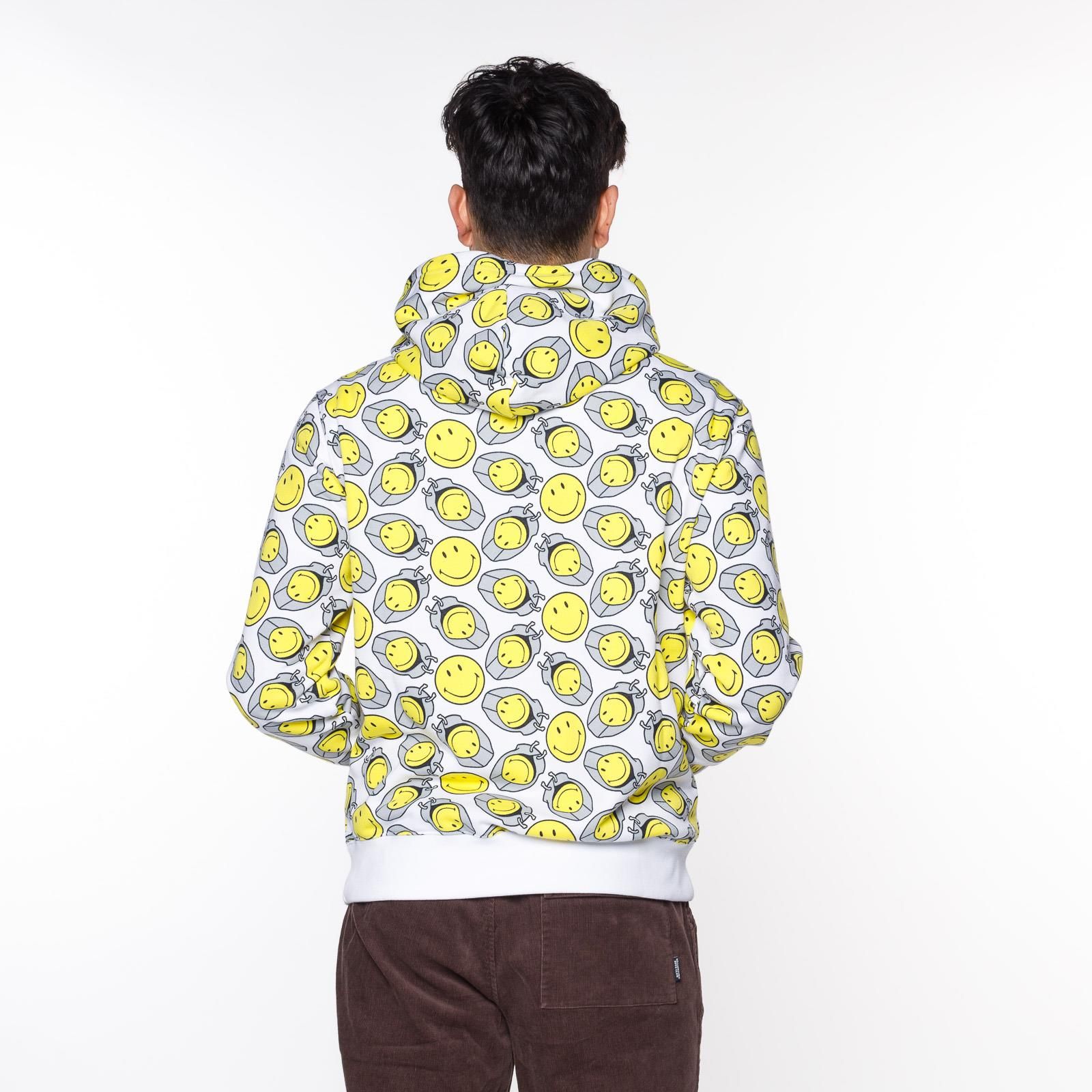 Champion x SMILEY HOODED FULL ZIP SWEATSHIRT WHITE - Ceny i opinie ...