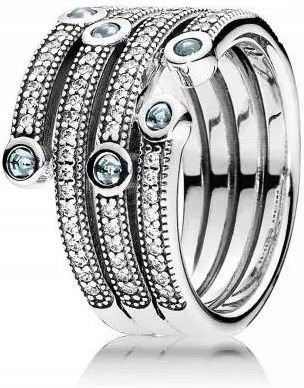 Pandora Pierścionek Shimmering ocean 925 (191002CZF) - Ceny i opinie - Ceneo.pl