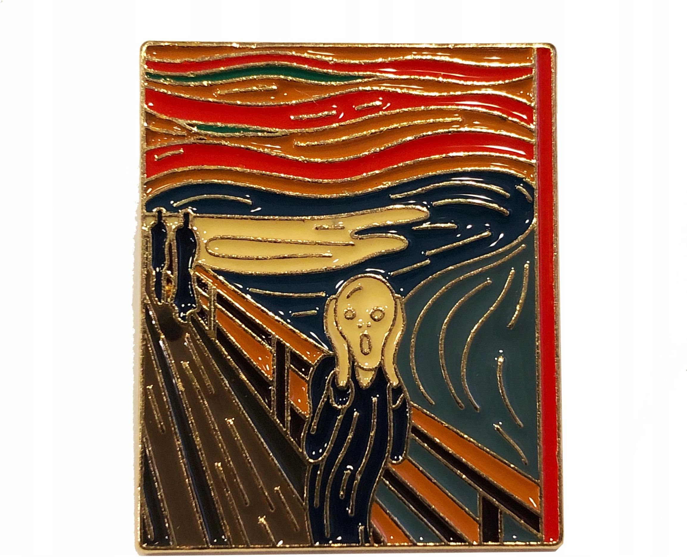 Pinets Przypinka znany Obraz Krzyk Edvard Munch (B748) - Ceny i opinie ...