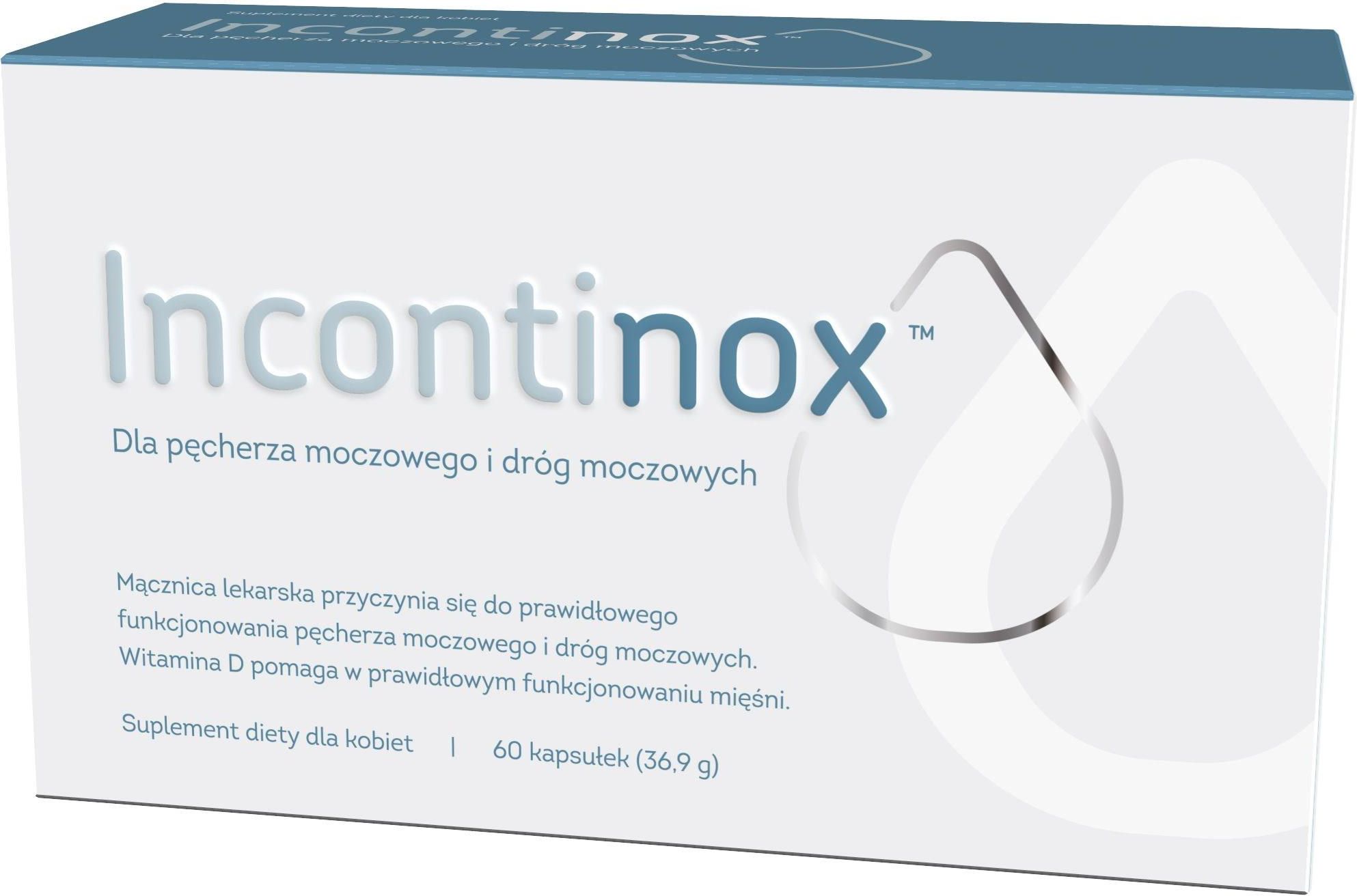 Incontinox 60 kaps. - Opinie i ceny na Ceneo.pl