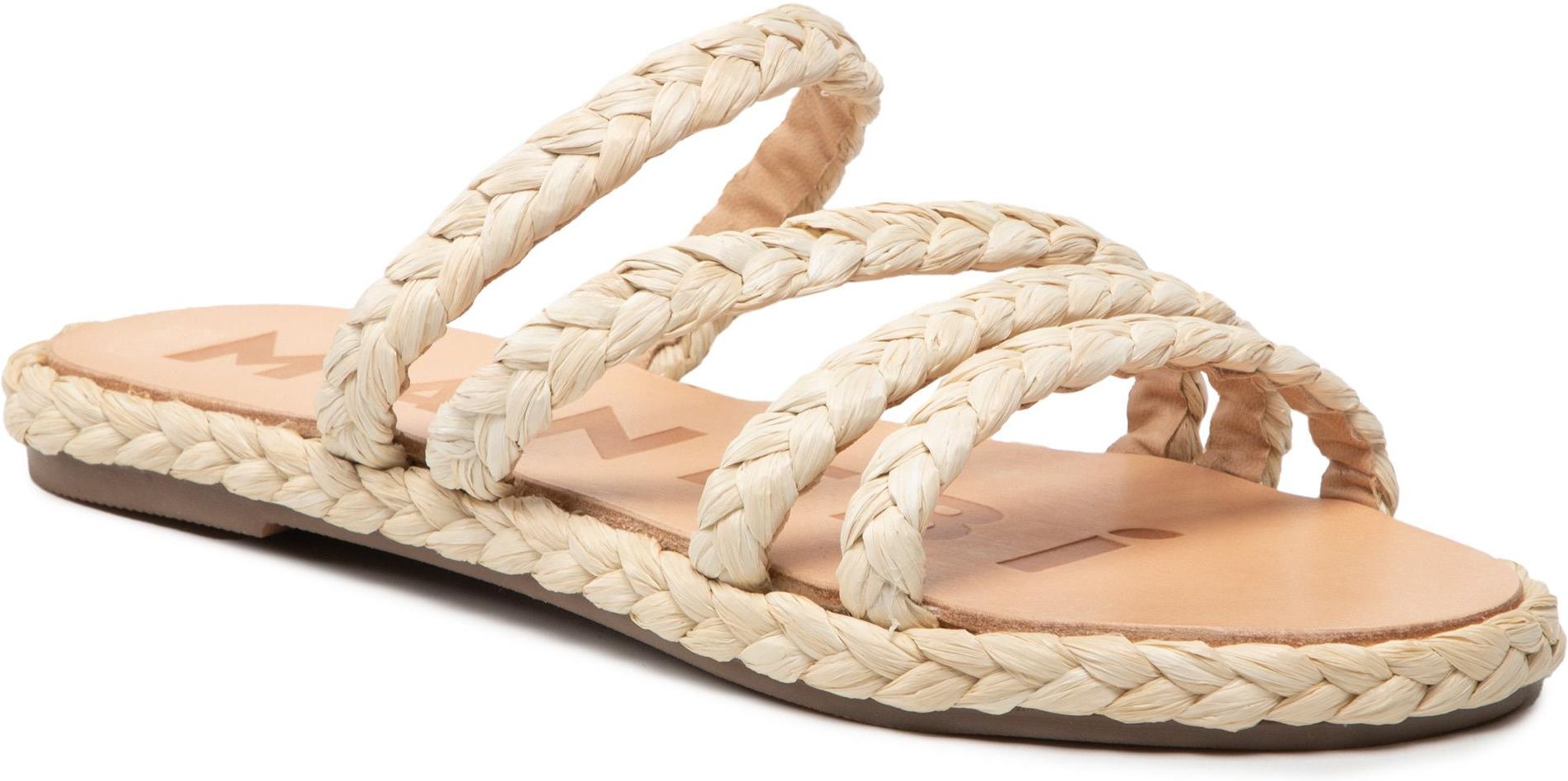 Klapki MANEBI - Rope Sandals S 3.5 Y0 Natural Raffia Rope - Ceny i ...