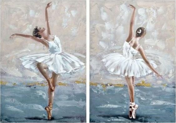 Dkd Home Decor Obraz Tancerka 2 Pcs 70X3X100Cm 10046007 - Opinie i ...