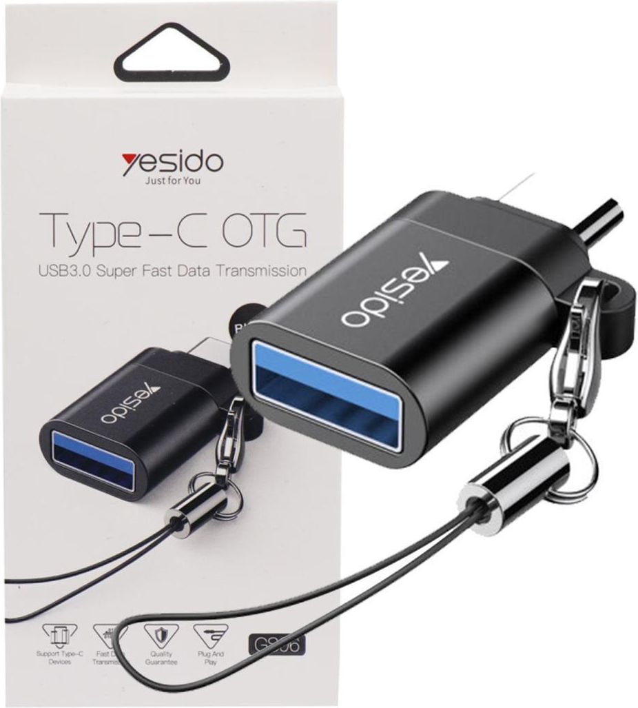 ADAPTER YESIDO GS06 TYP-C OTG BLACK - Opinie i ceny na Ceneo.pl