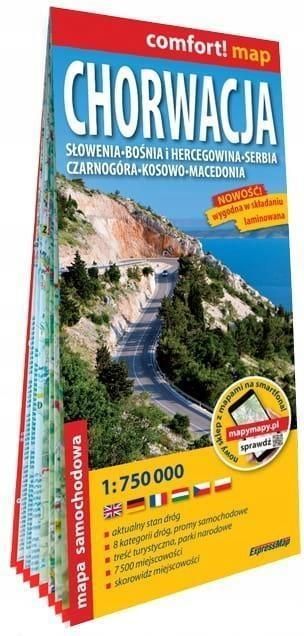 Comfort! map Chorwacja.. 1:750 000 mapa sam. - Ceny i opinie - Ceneo.pl