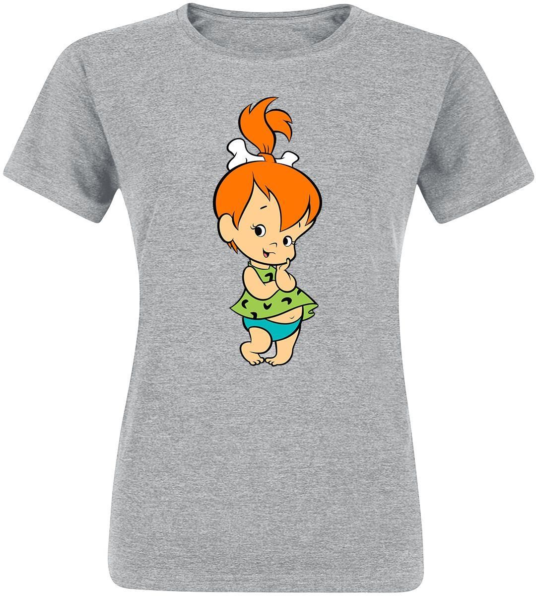 The Flintstones - Pebbles - T-Shirt - szary (Heather Grey) - Ceny i ...
