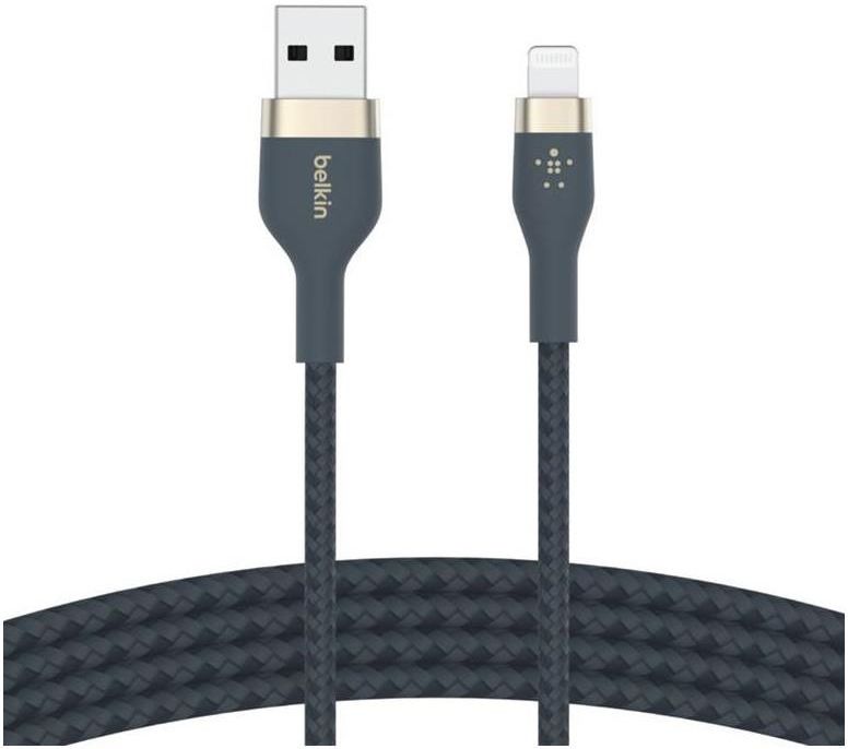 Belkin Kabel USB-A / Lightning 2m Niebieski W oplocie (CAA010BT2MBL ...