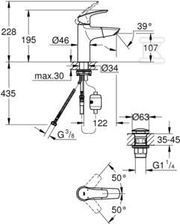 Bateria Grohe Eurosmart Chrom 23976003 - Baterie Umywalkowe - Opinie i ...