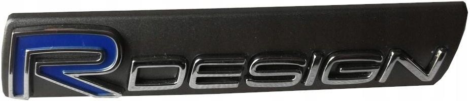 Pokrowiec samochodowy VOLVO EMBLEMAT / LOGO R-DESIGN NA GRILL OE V40 ...