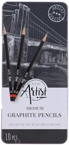 Creative Artist Ołówki Grafitowe B H Hb 10 Sztuk - Ceny i opinie - Ceneo.pl
