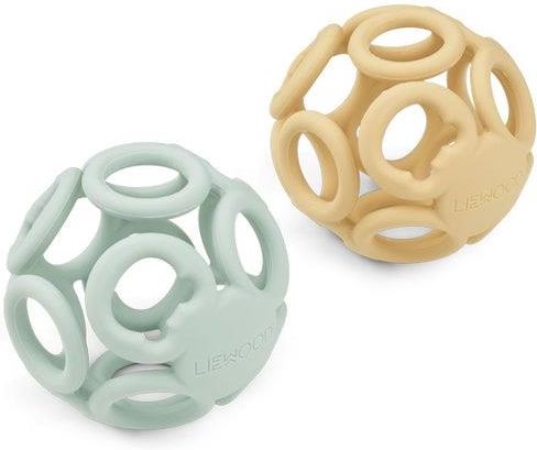 Liewood Liewood Gryzaki Jasmin Teether Ball 2Szt. Jojoba Dusty Mint ...