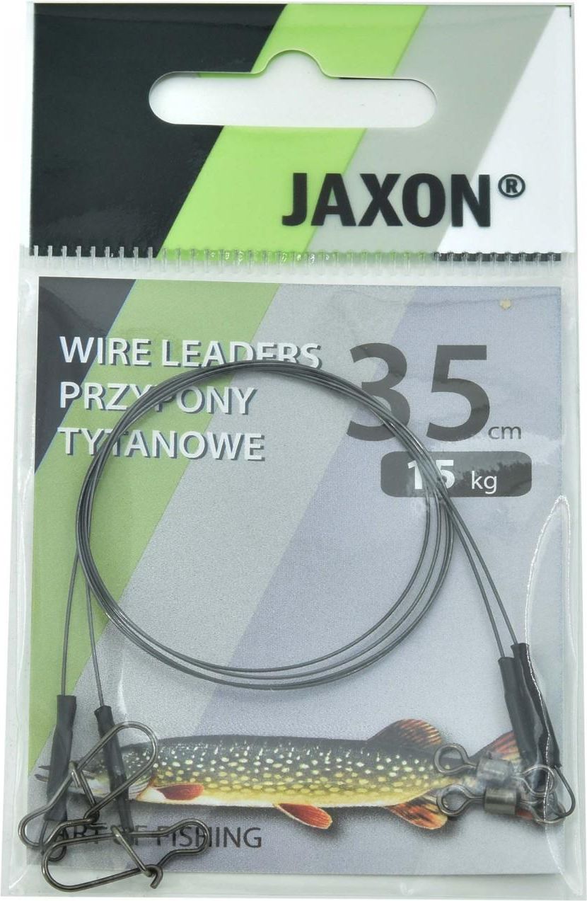 Jaxon Przypon Tytanowy 35Cm/15Kg 2Szt.(5) (Ajprv1535) - Ceny i opinie - Ceneo.pl