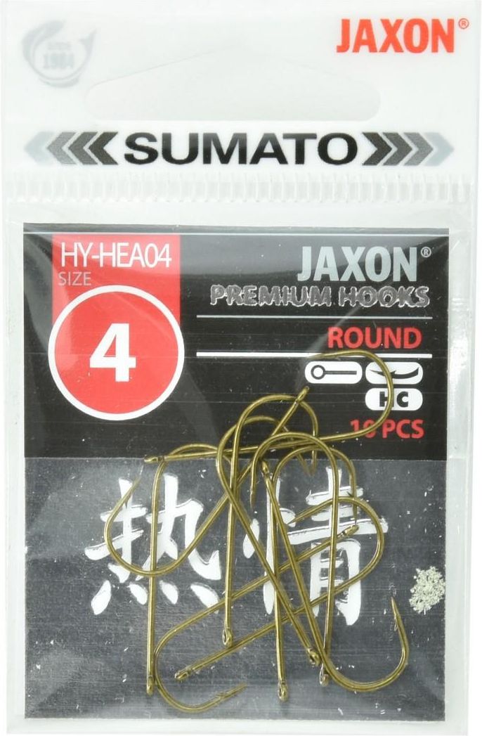 Jaxon Haczyki Sumato Round Roz.4 Op.10Szt(10) Brązowy (Hyhea04) - Ceny ...