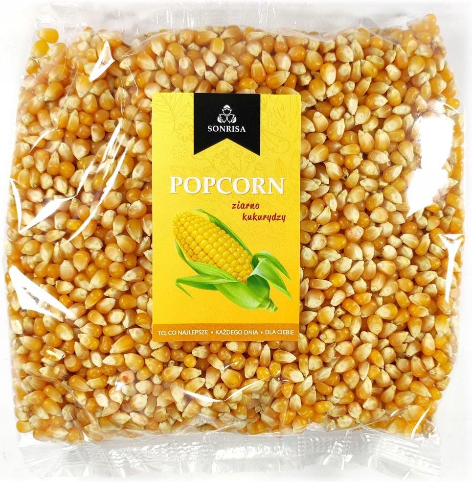 Sonrisa Popcorn Ziarno Kukurydzy 1kg Premium - Ceny i opinie - Ceneo.pl