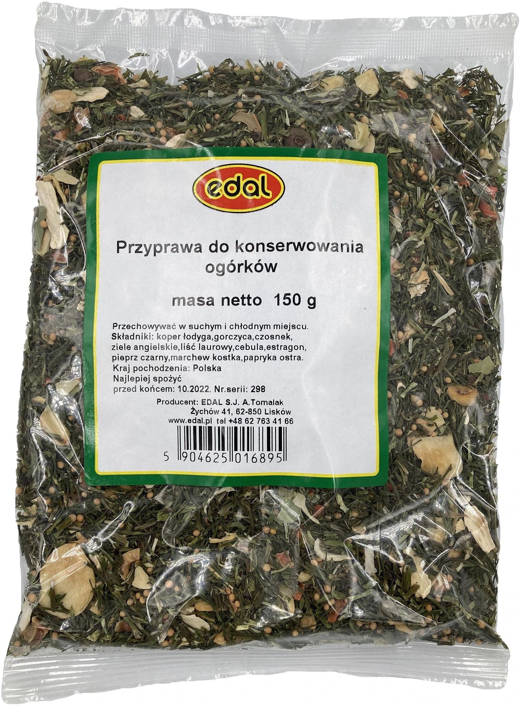 Przyprawa do konserwowania ogórków EDAL 150 g - Ceny i opinie - Ceneo.pl