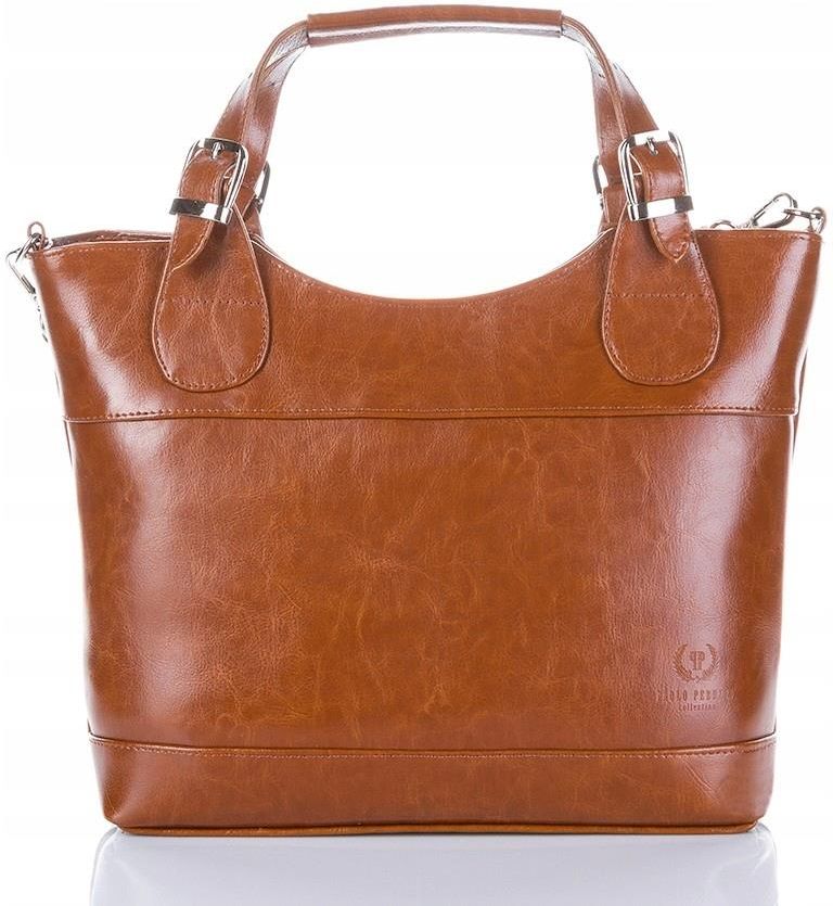 Skórzana Torebka Damska Paolo Peruzzi Shopper Bag - Ceny i opinie ...
