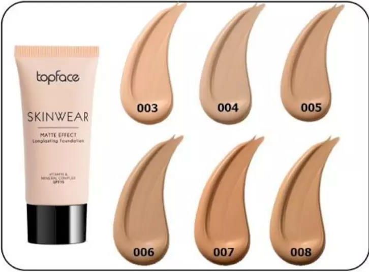 Topface Długotrwały Podkład Do Twarzy Skinwear Matte Effect Foundation ...