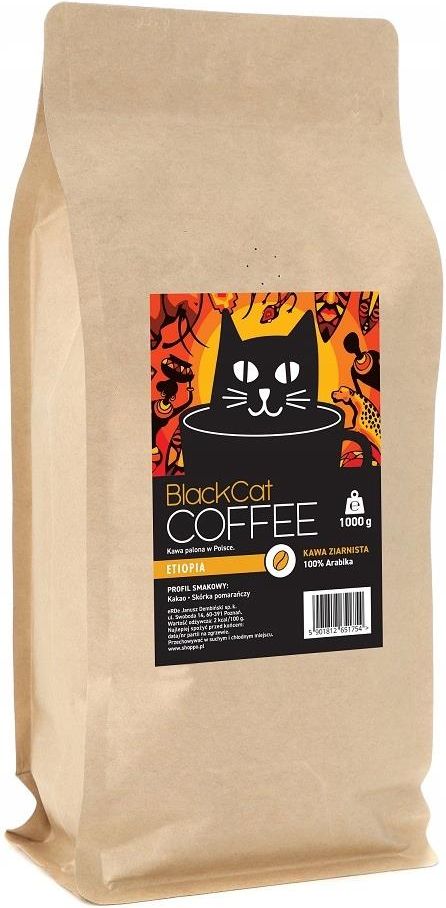 Kawa Black Cat Kawa Ziarnista Etiopia 100% Arabica 1kg - Ceny i opinie ...