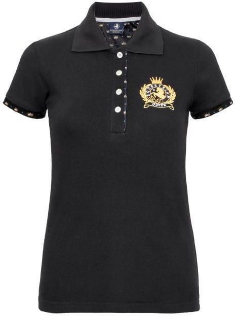 Equestrian Queen Koszulka Polo Damska Eq.Queen Luna 22Ss Czarny - Ceny ...