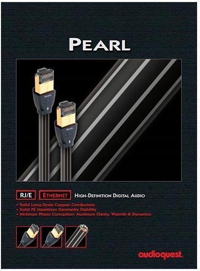 AUDIOQUEST AUDIOQUEST PEARL RJ/E - PATCHCORD RJ45/RJ45 0,75M (PEARLRJE ...