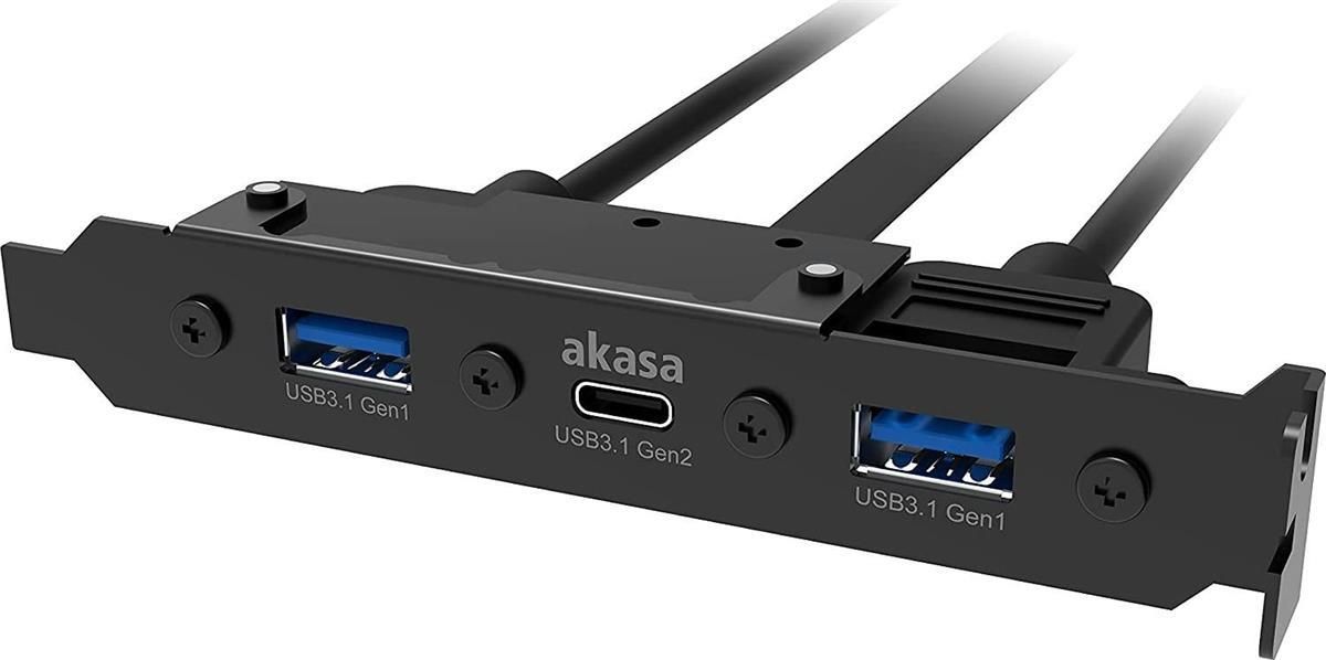 Akasa adaptér MB interní, USB 3.1 Gen2 internal adapter cable & dual ...