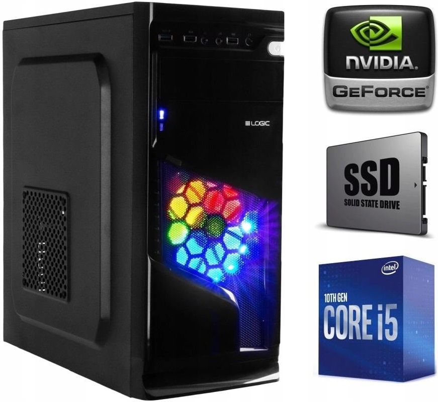 Netcomp Gaming i5 10400 16GB GTX1650 4GB +ssd 1TB ...