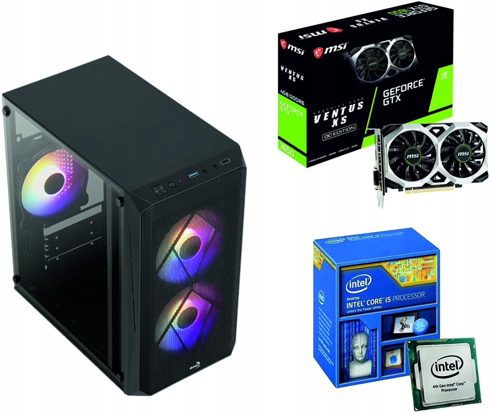 Stradus Pc Core I5 4gen 16GB 480SSD GTX1650 Win ...