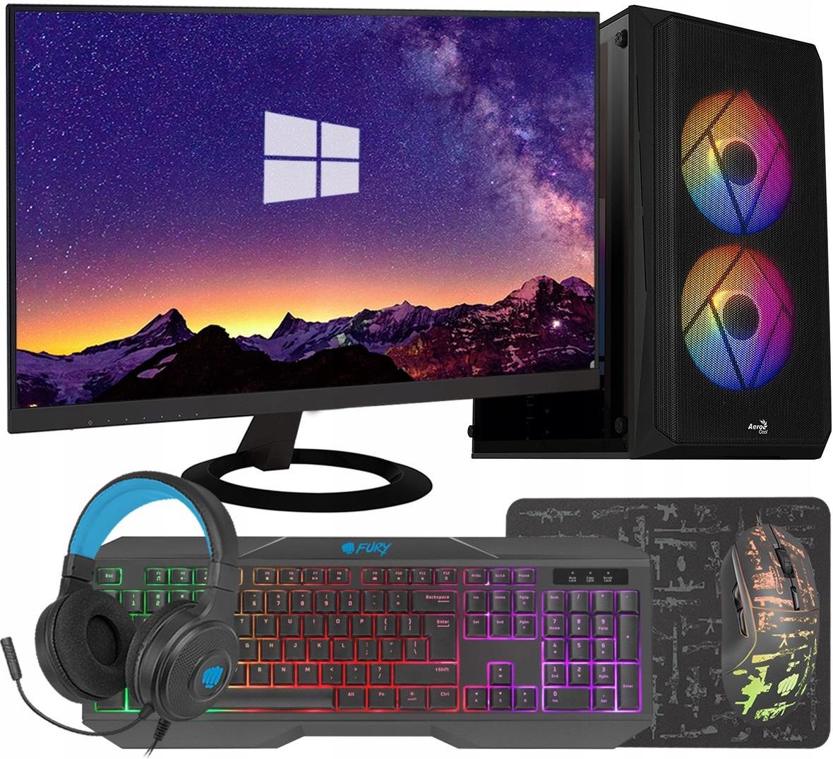 Ger-Pol Pc Intel i5 8GB Ssd 256 +monitor 24 +gratis (15682) - Komputer ...