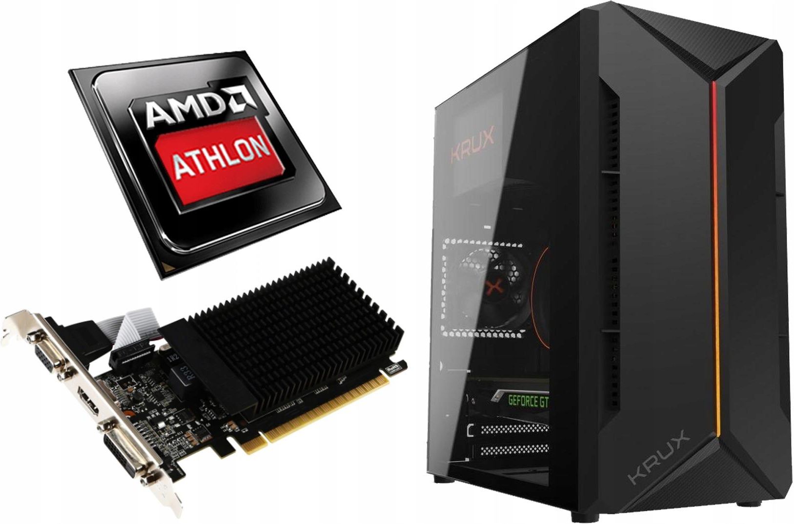 Stradus Amd 4X4,0Ghz 8GB 620GB GT710 2GB (X48GB120SSD500HDDGT710W10 ...